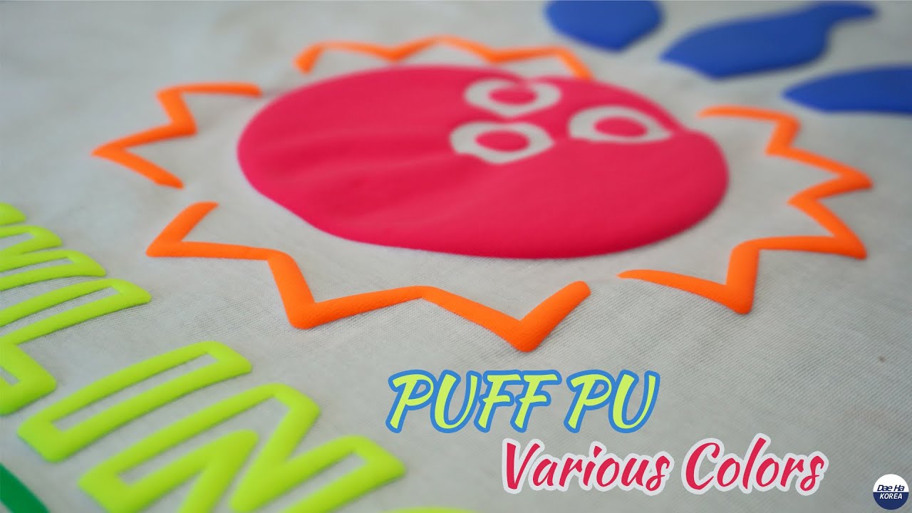 PUFF PU Neon Colors / 3D HTV Vinyl & Puffy Effects - YouTube