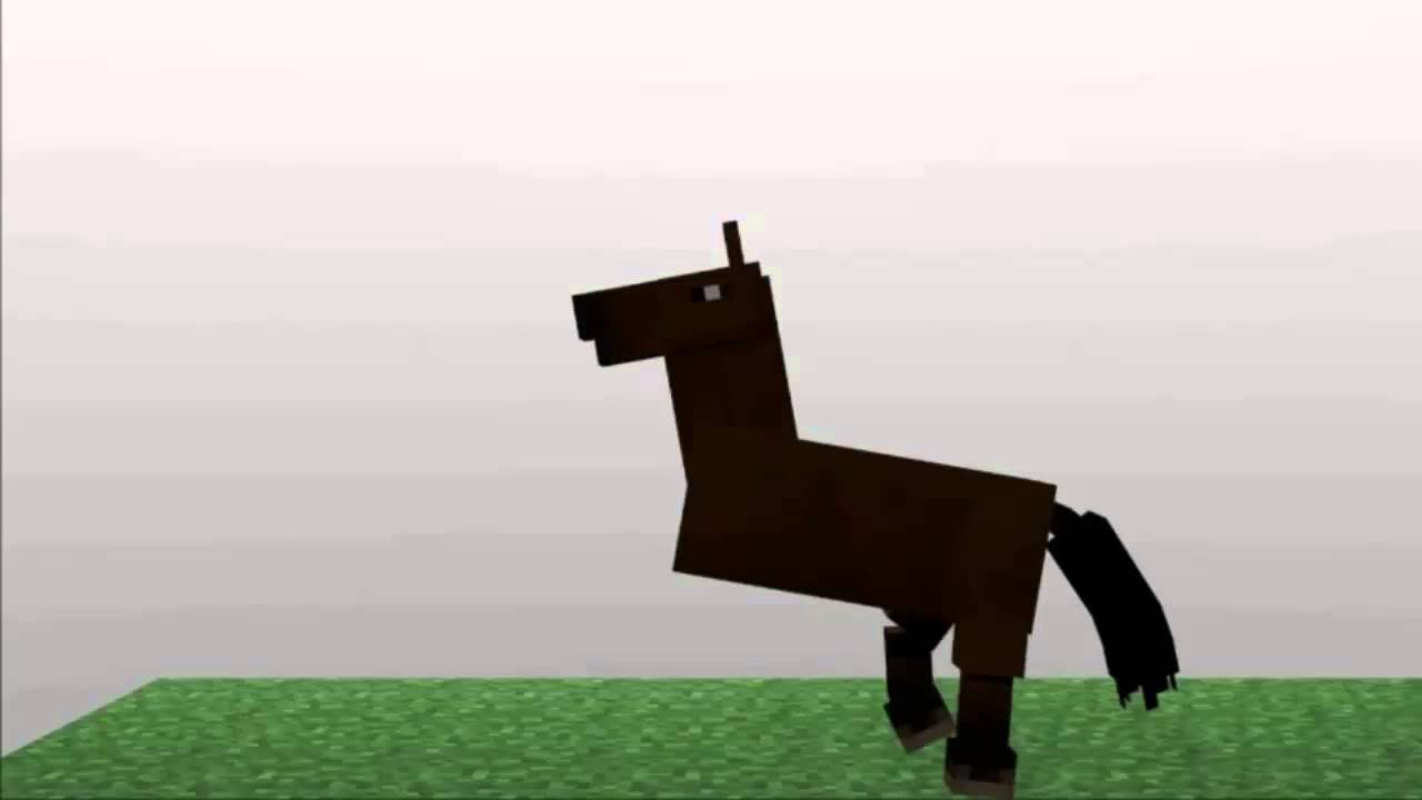 Retarded Running Horse - In Minecraft! - YouTube