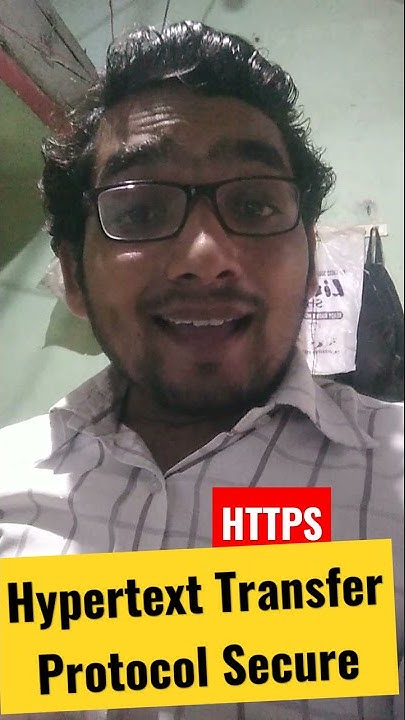 HTTPS (Hypertext Transfer Protocol Secure) - YouTube