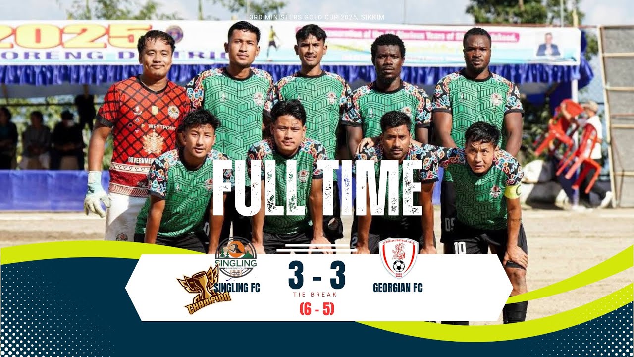 2nd half | Final | Georgian FC vs Singling SC | Ministers’ Gold Cup ...
