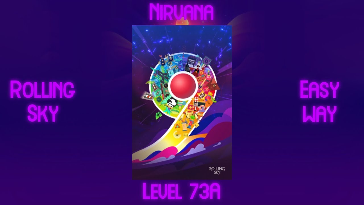 Rolling Sky Level 73A Nirvana Easy way - YouTube