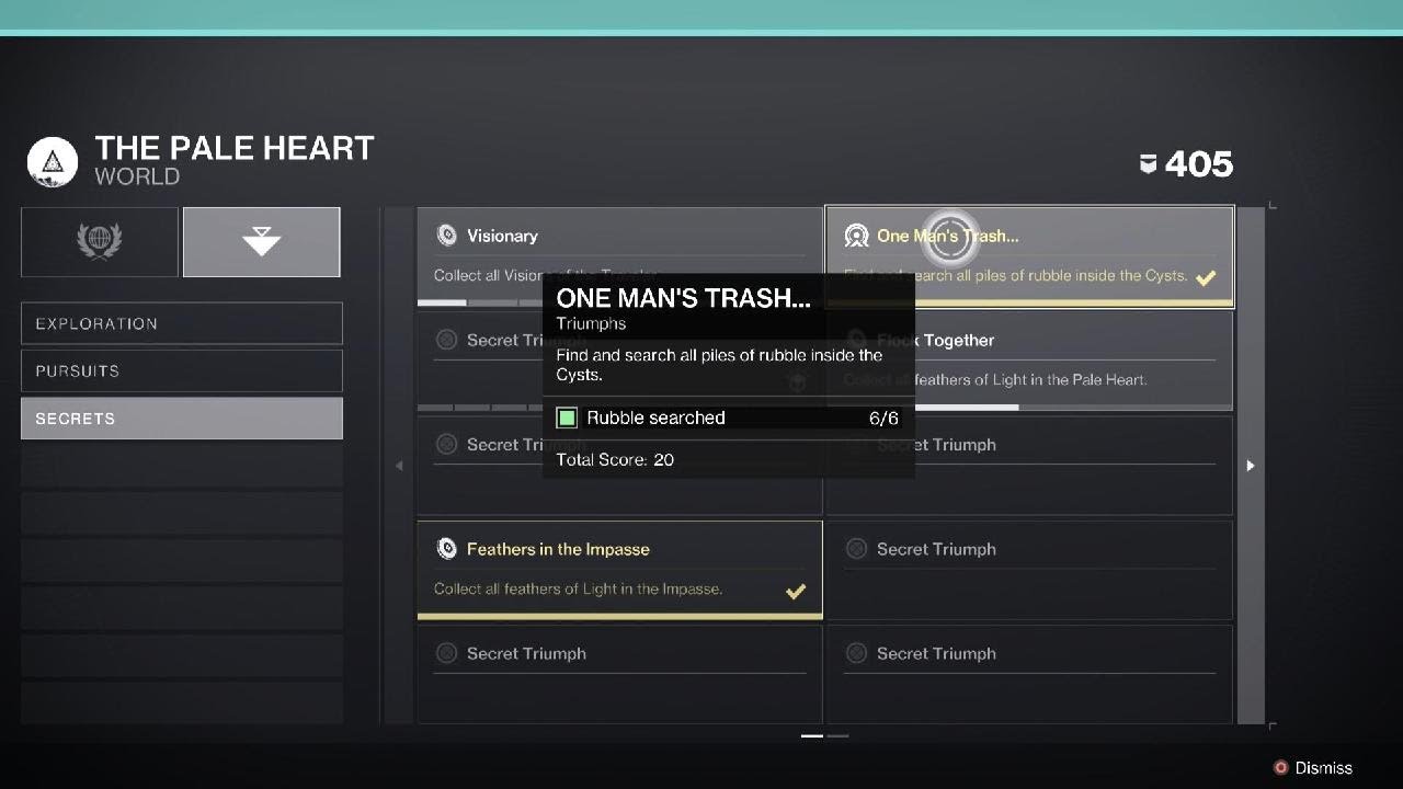 Lost Encryption Bit Locations for all 6 Cysts (ONE MAN'S TRASH Triumph ...