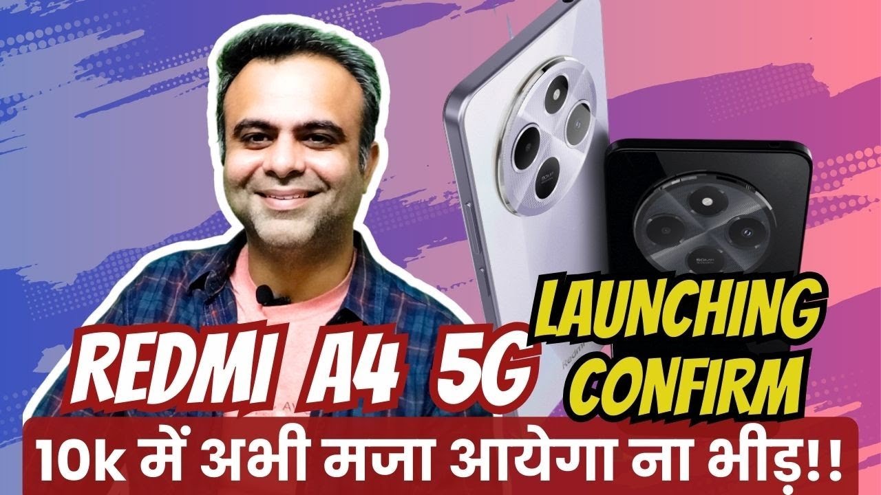 Redmi A4 5G Launching on 20 November, Specification Revealed on Camera ...
