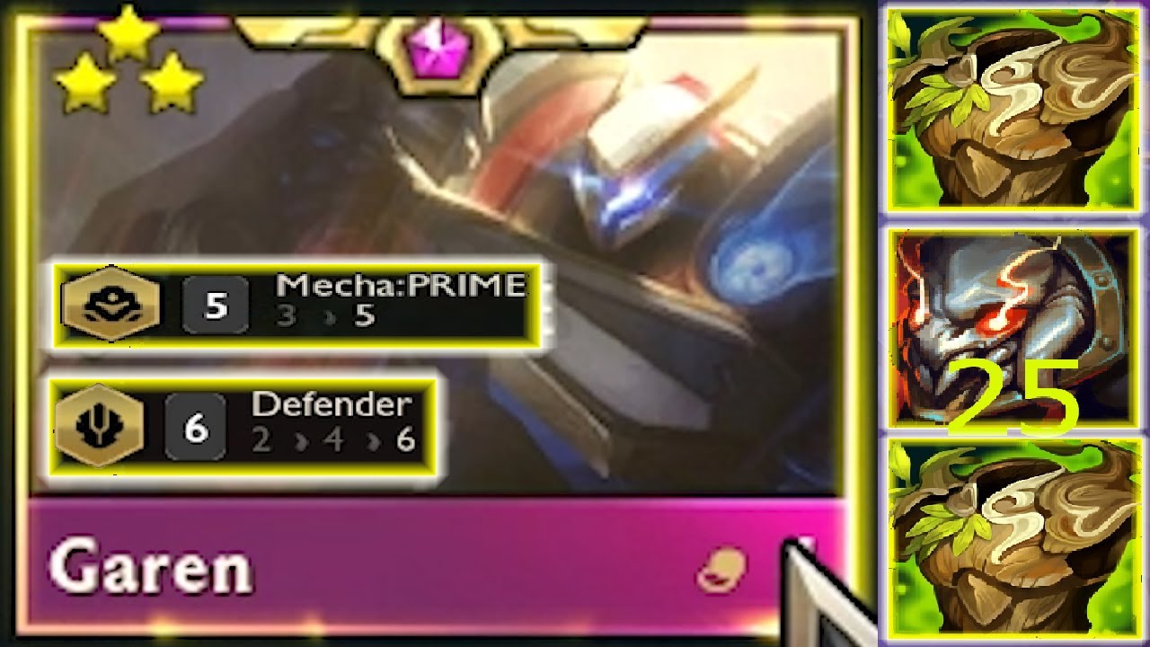 1K Health Warmog's Armor for GAREN 3 STAR | (Set 8.5) RANKED TFT - YouTube
