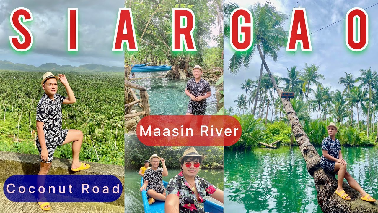 DIY LAND TOUR in SIARGAO | Maasin River + Coconut Road - YouTube