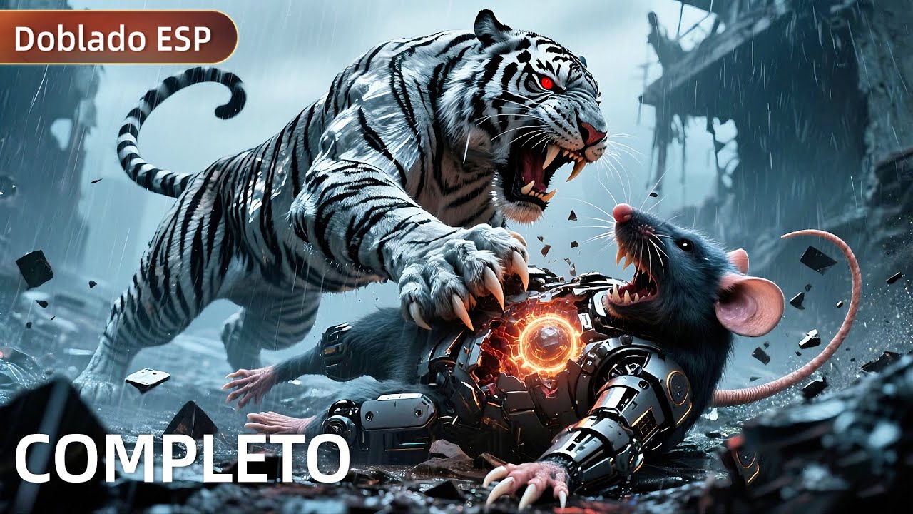 【Doblado al Españo】¡Genial! ¡Un tigre peleando con un ratón! - YouTube