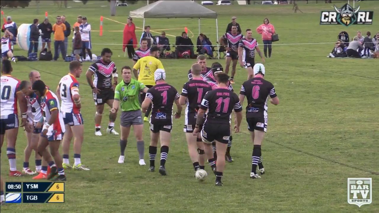 2017 Canberra RL Round 5 - Yass Magpies v Tuggeranong Bushrangers - YouTube