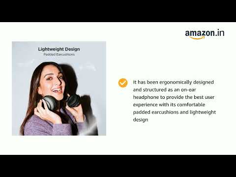 boAt Rockerz 450 On Ear Bluetooth Headphones with Padded Ear Cushions and Dual Modes(Luscious Black)