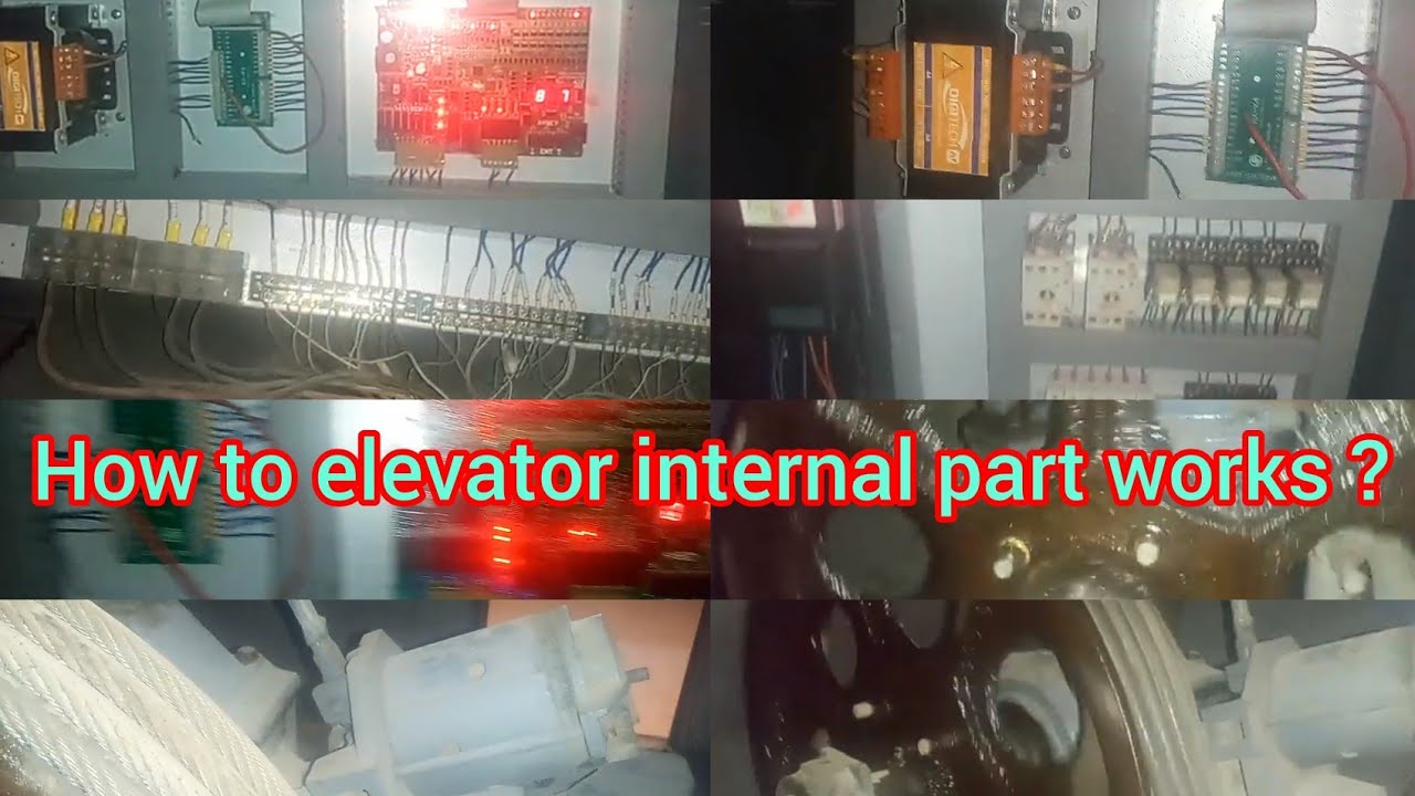 How to elevator internal part works ? - YouTube
