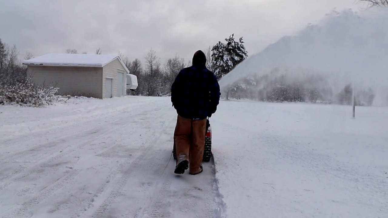 THE HOUSE. The first winter storm of the year. Before, during and after ...