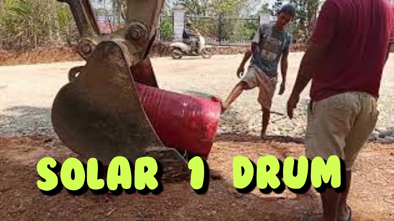 PENGISIAN BBM SOLAR KE EXSAVATOR - YouTube
