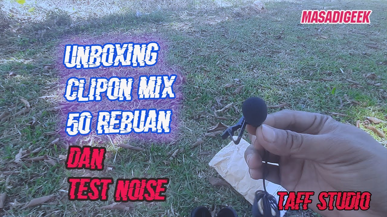 UNBOXING MIC MURAH SEKALIAN JAJAL BUAT MIC MOTOVLOG BUJET CEKAK - YouTube