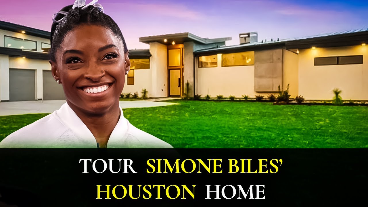 TOUR Simone Biles' 4,000 Square Foot Texas Home - Sneak Peek Into Her ...
