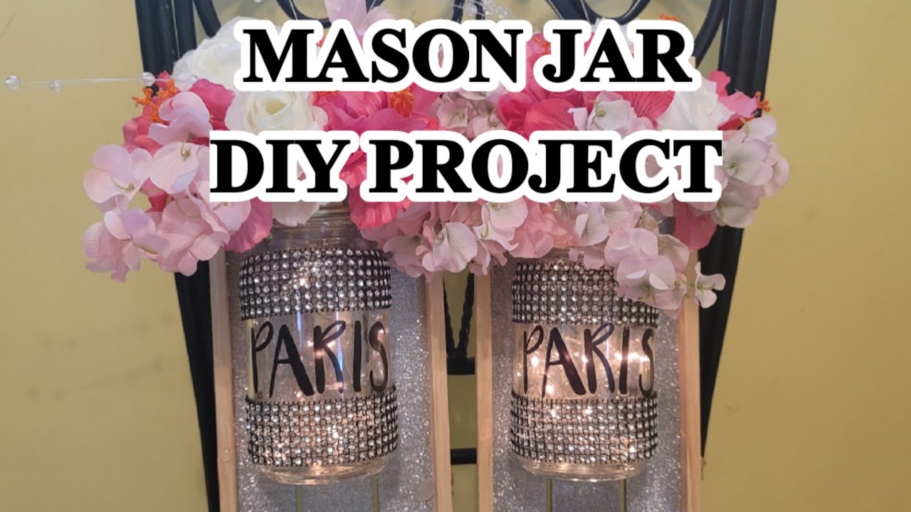 DIY MASON JAR PROJECT #crafting #diyprojects #lifewithfritzi # ...