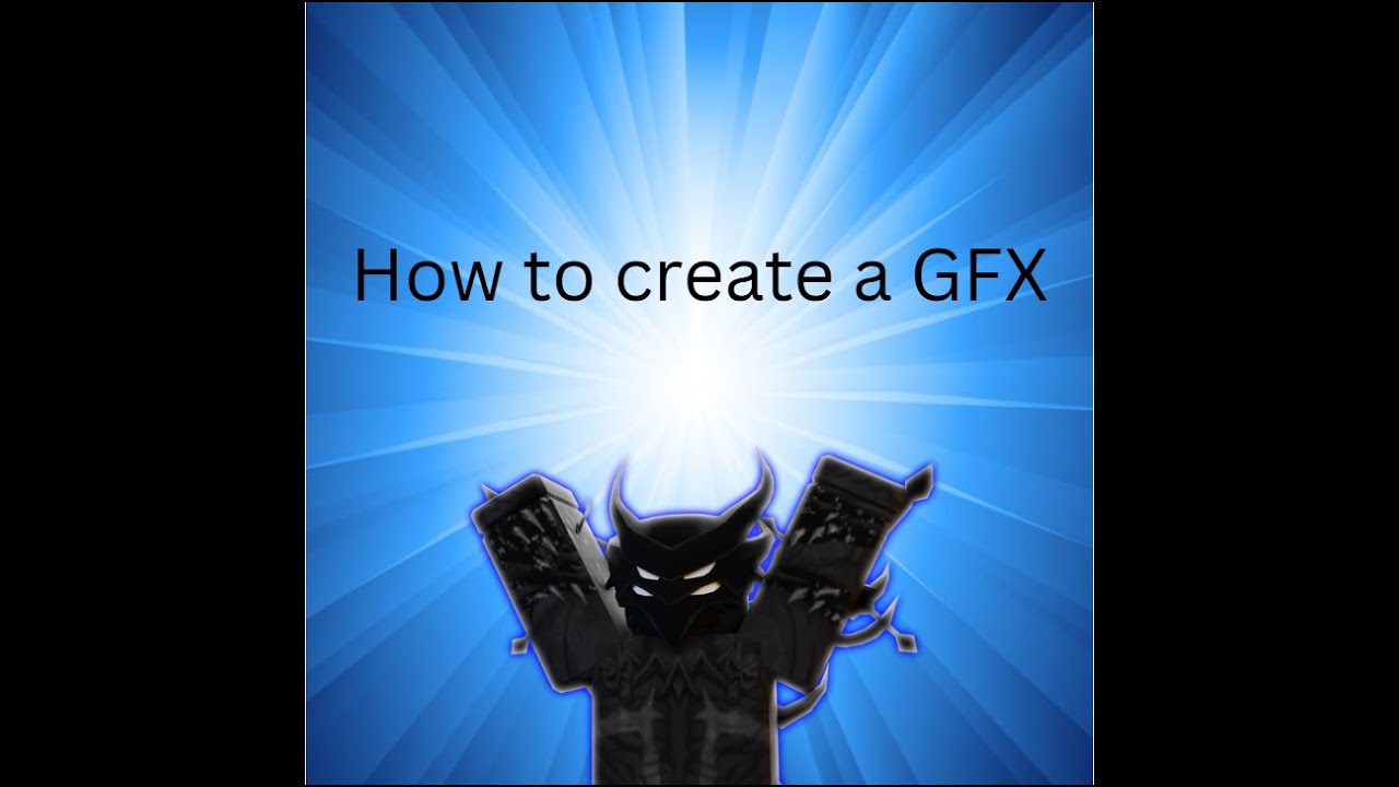 How to Create a GFX and upload a decal to roblox - YouTube