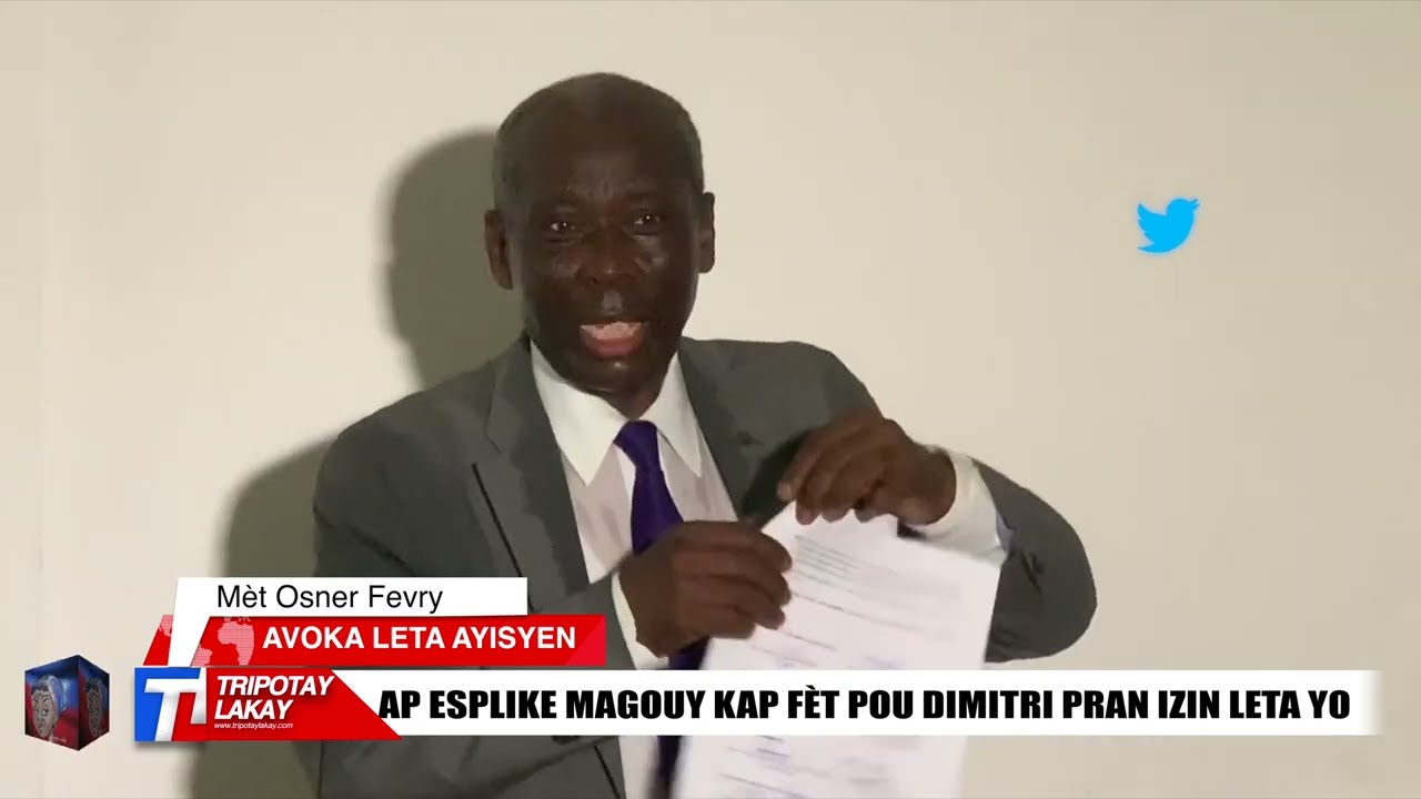 Met Osner Fevry dedouble e montre manda Jovenel te bal poul defann izin ...