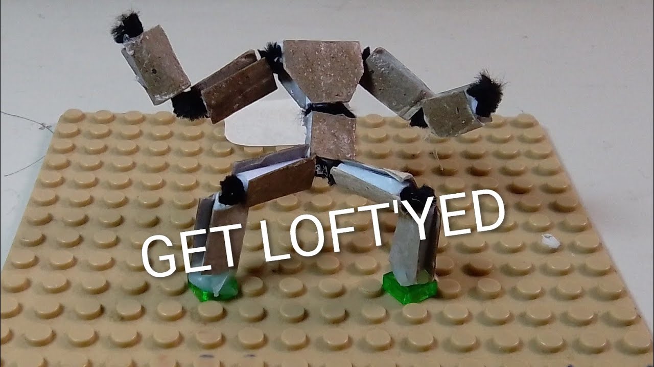 i made a lofty figure for my stop motion animations :D @Loft_Studios ...