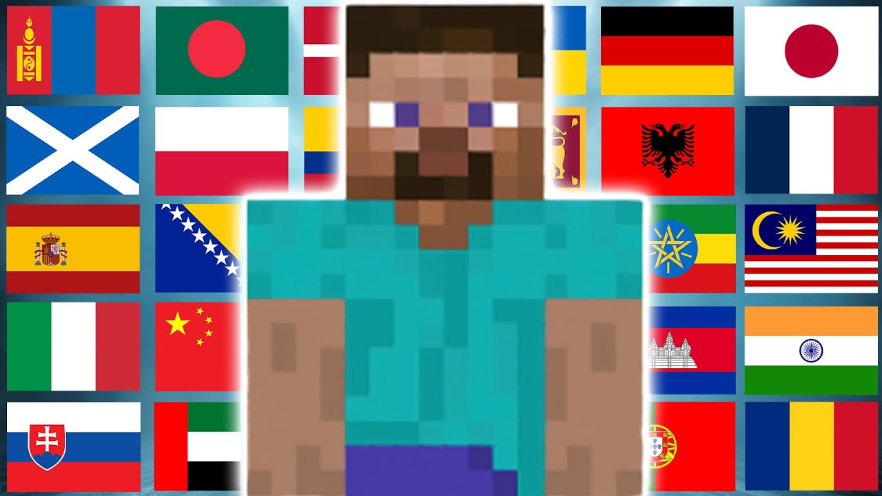 Minecraft in different languages meme - YouTube
