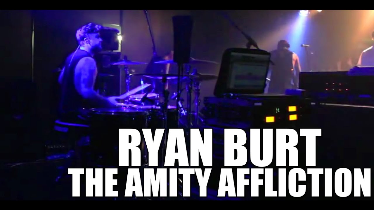 Ryan Burt (The Amity Affliction) - 'Pittsburgh' live drum cam - YouTube