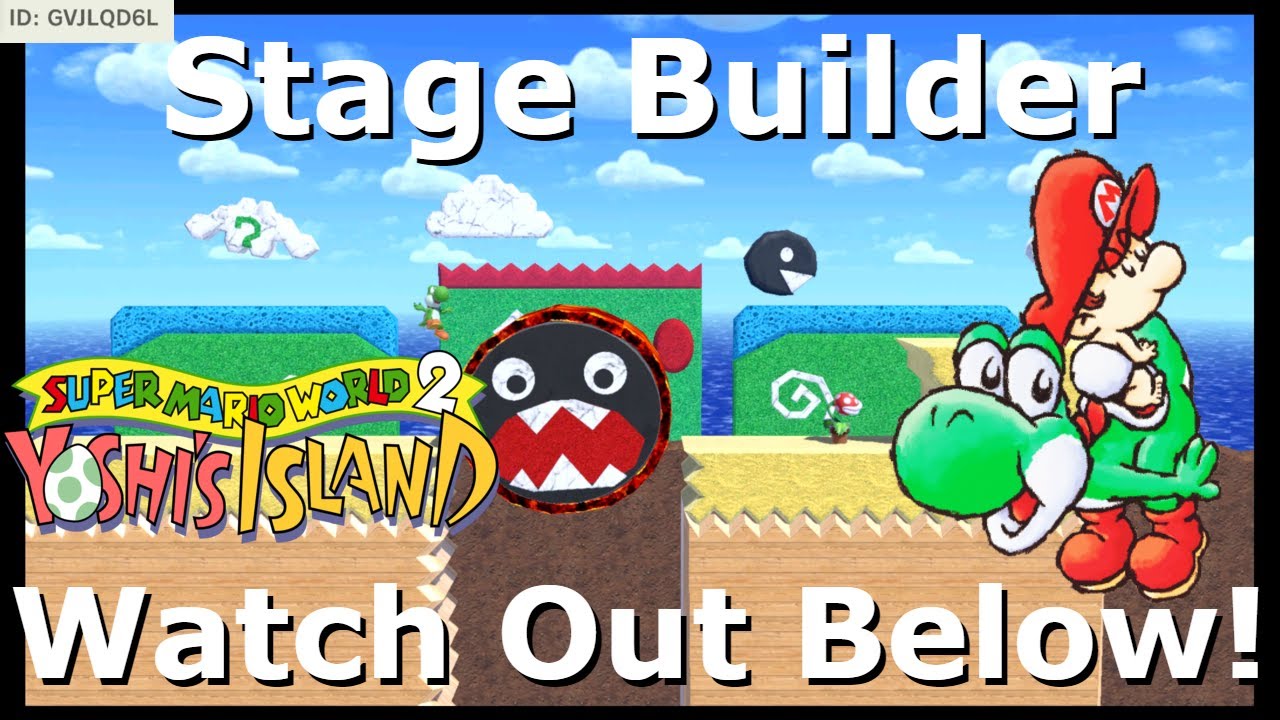 Super Smash Bros. Ultimate - Stage Builder - "Watch Out Below!" - YouTube