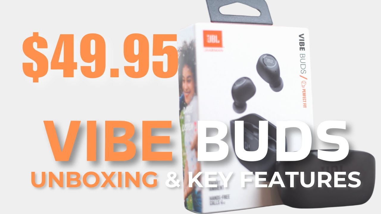 JBL Vibe Earbuds Unboxing & Key Features Overview! - YouTube