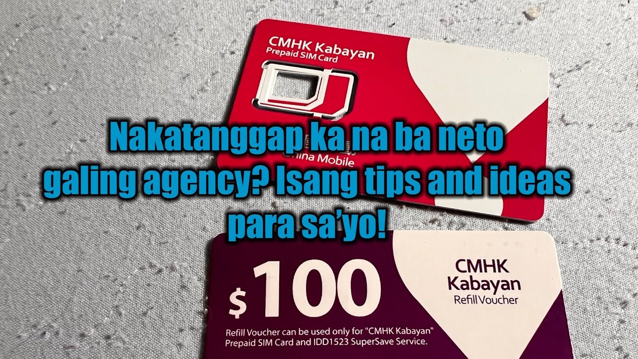 Paano nga ba mag register at magkaLoad sa Kabayan SimCard sa Hong Kong ...