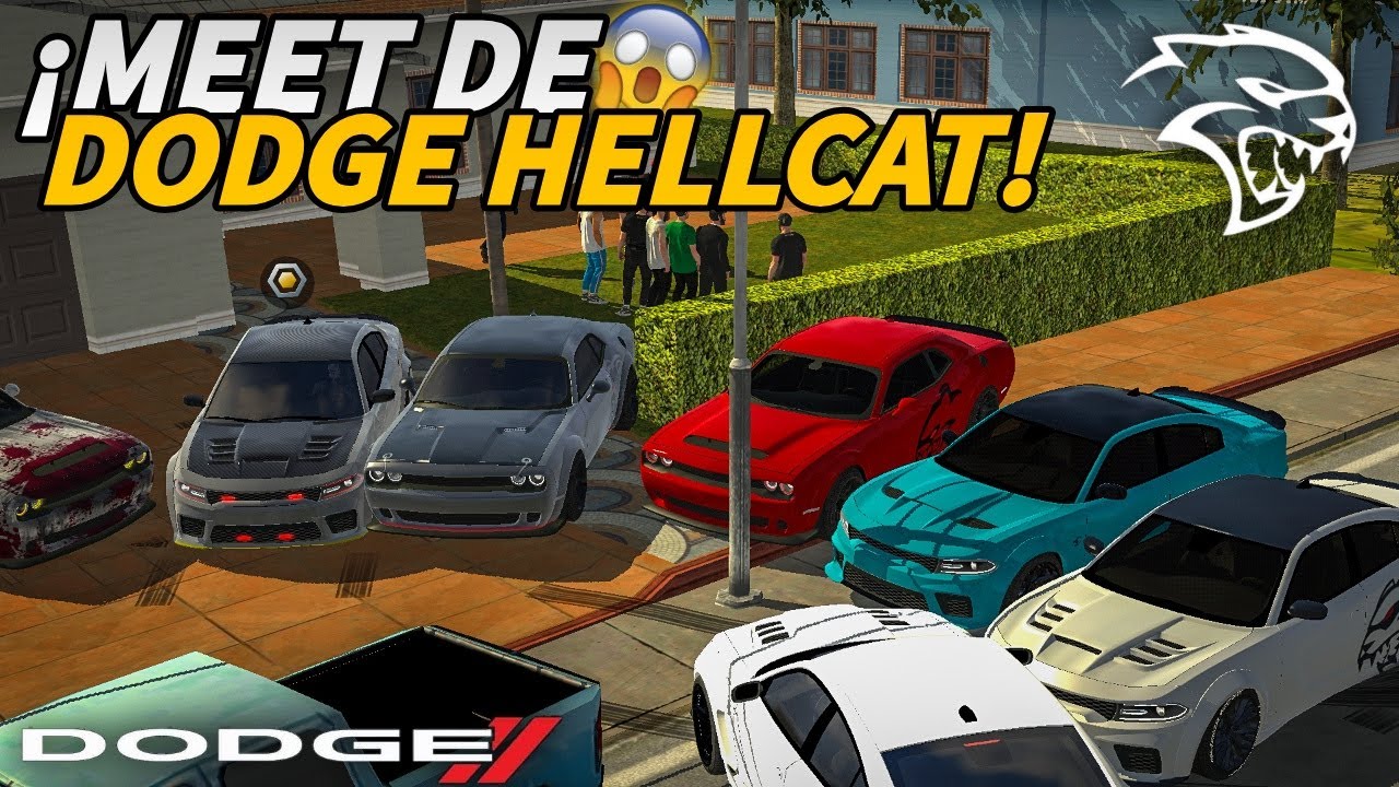 RODADA DODGE CHALLENGER/CHARGER HELLCAT | CAR PARKING MULTIPLAYER 🚦 ...