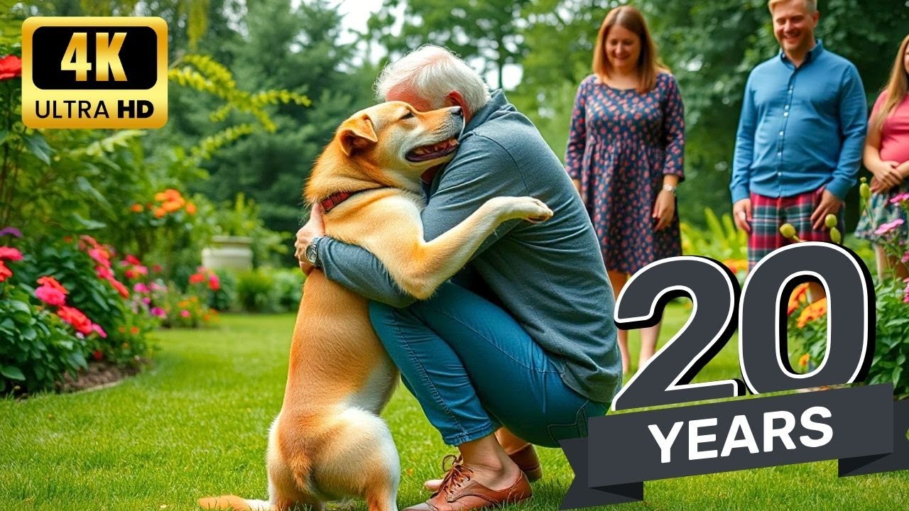 After 20 Years: Dog and Owner's Unforgettable Reunion - YouTube