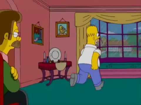 Homer springt aus dem Fenster - YouTube