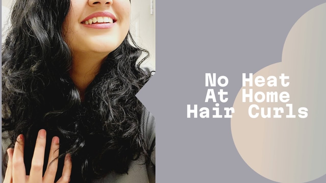 No Heat, At Home Hair Curls | Salon Like Curls for Free - YouTube