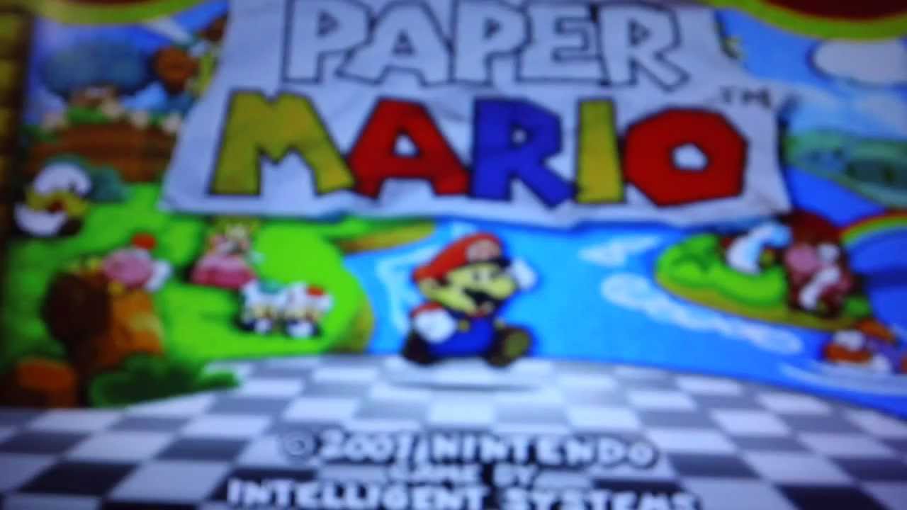 Paper Mario Intro - YouTube