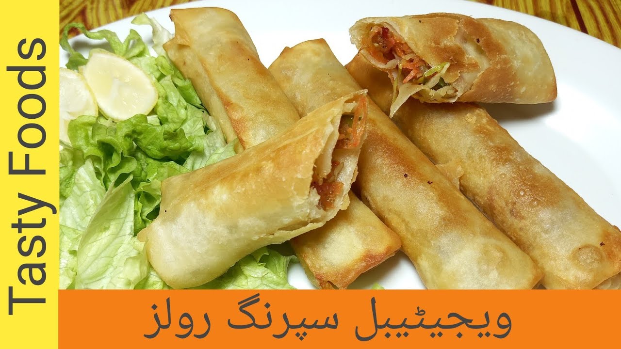 Vegetable Spring Rolls Recipe By Tasty Foods | Make And Freeze Recipe ...