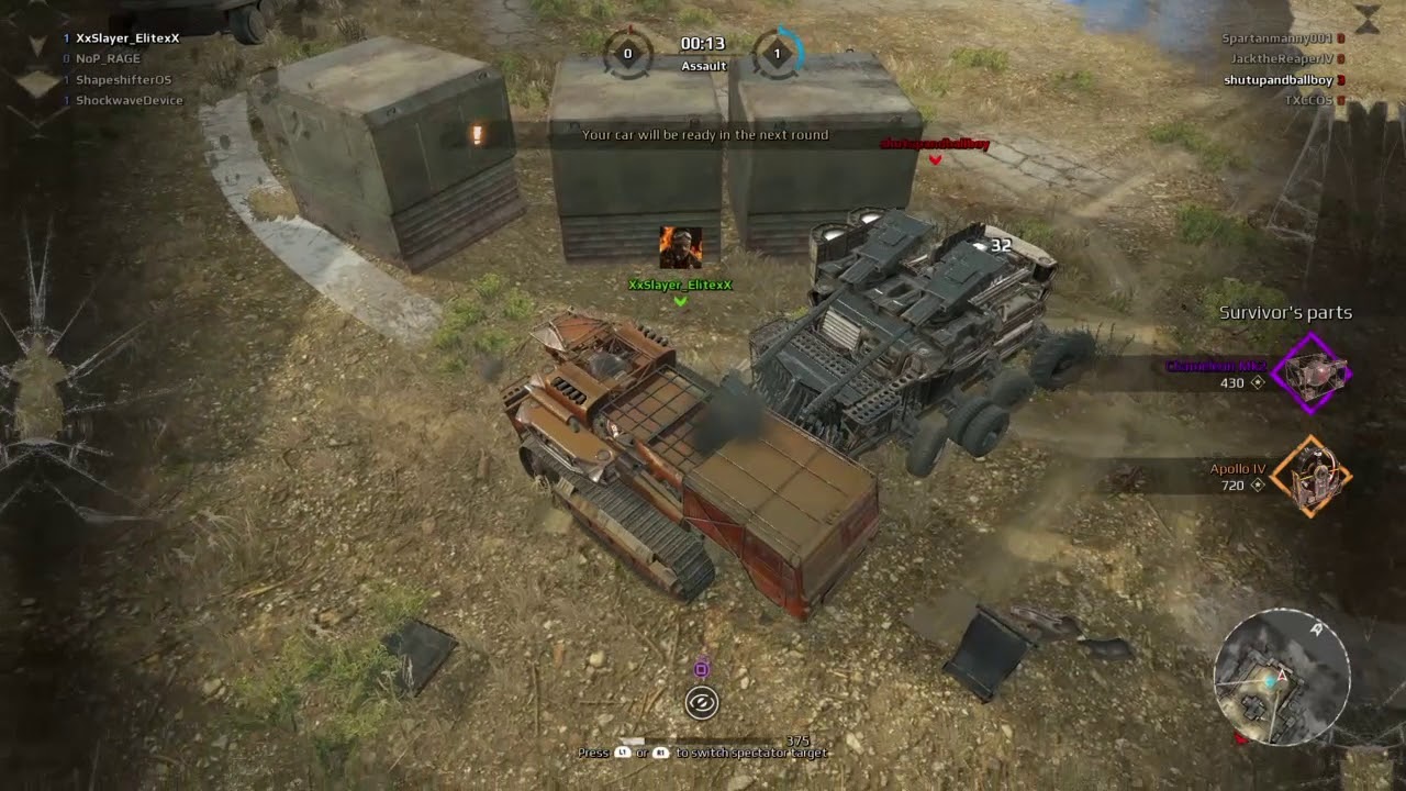 Crossout Clan Wars: GNR vs XERO - YouTube