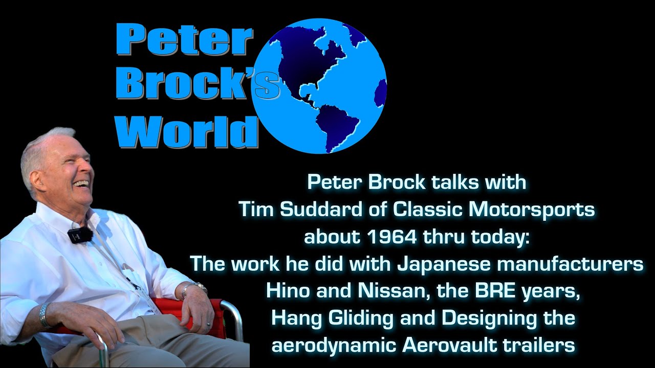 Peter Brock shares his history from Brock Racing (BRE), his hang gliding days to Aerovault ...