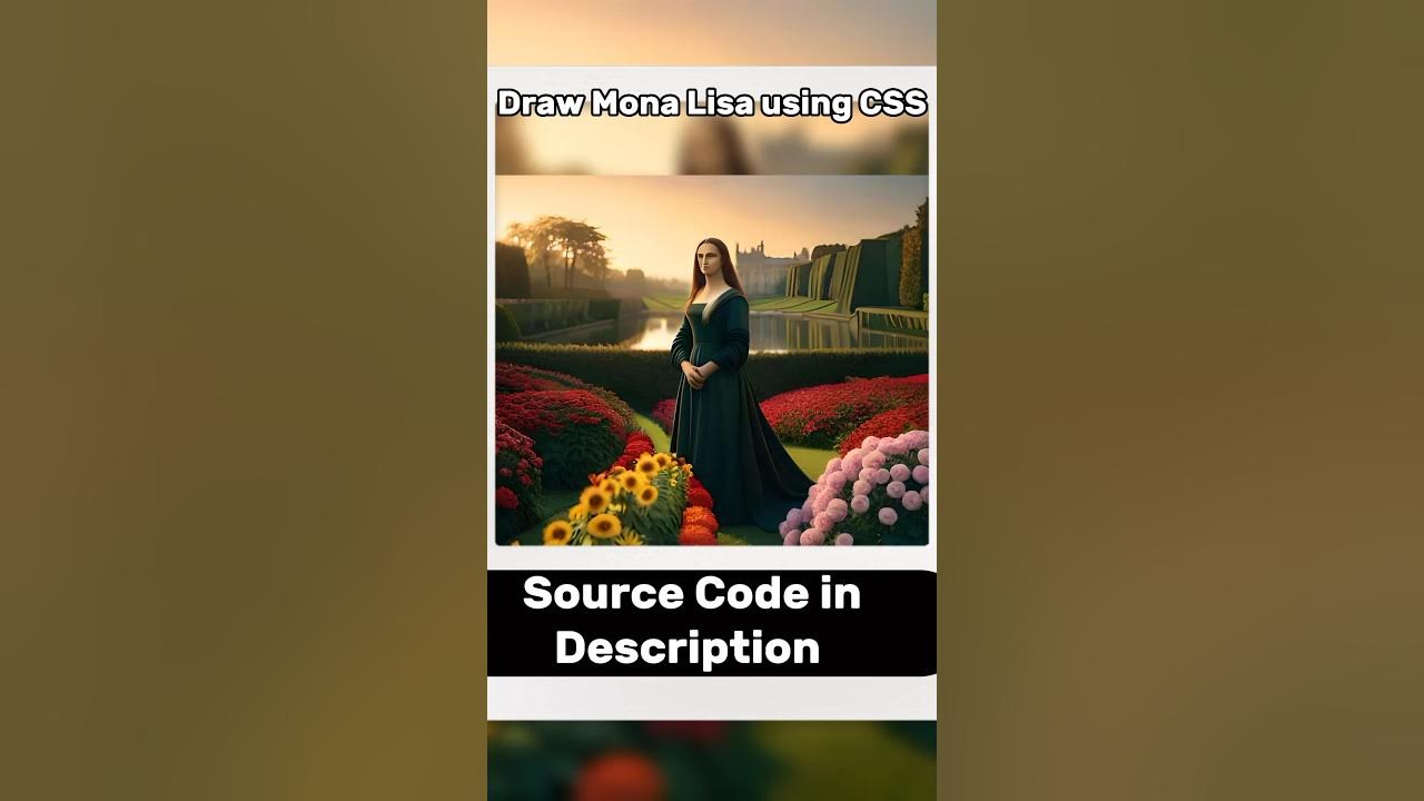 CSS Art: Mona Lisa Sketch Tutorial - YouTube