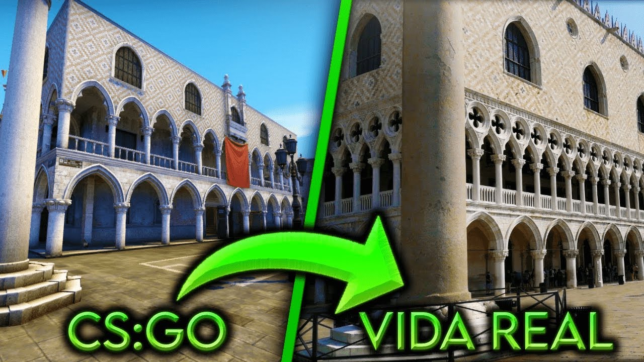 Mapas de CSGO en la VIDA REAL 😲 - YouTube