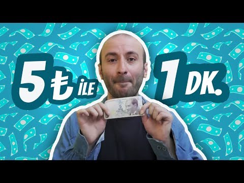 5 TL HARCAMADAN 1 DAKİKA GEÇİRMEYE ÇALIŞTIM!