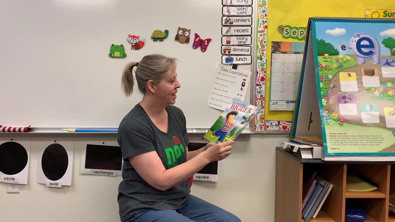 Mrs. Batchelor reads Someone Bigger - YouTube