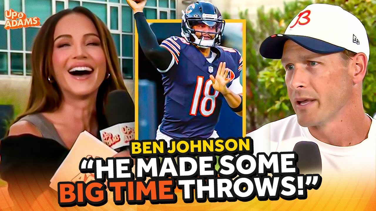 Bears Ben Johnson on Caleb Williams Making BIG TIME Throws, Taking From ...
