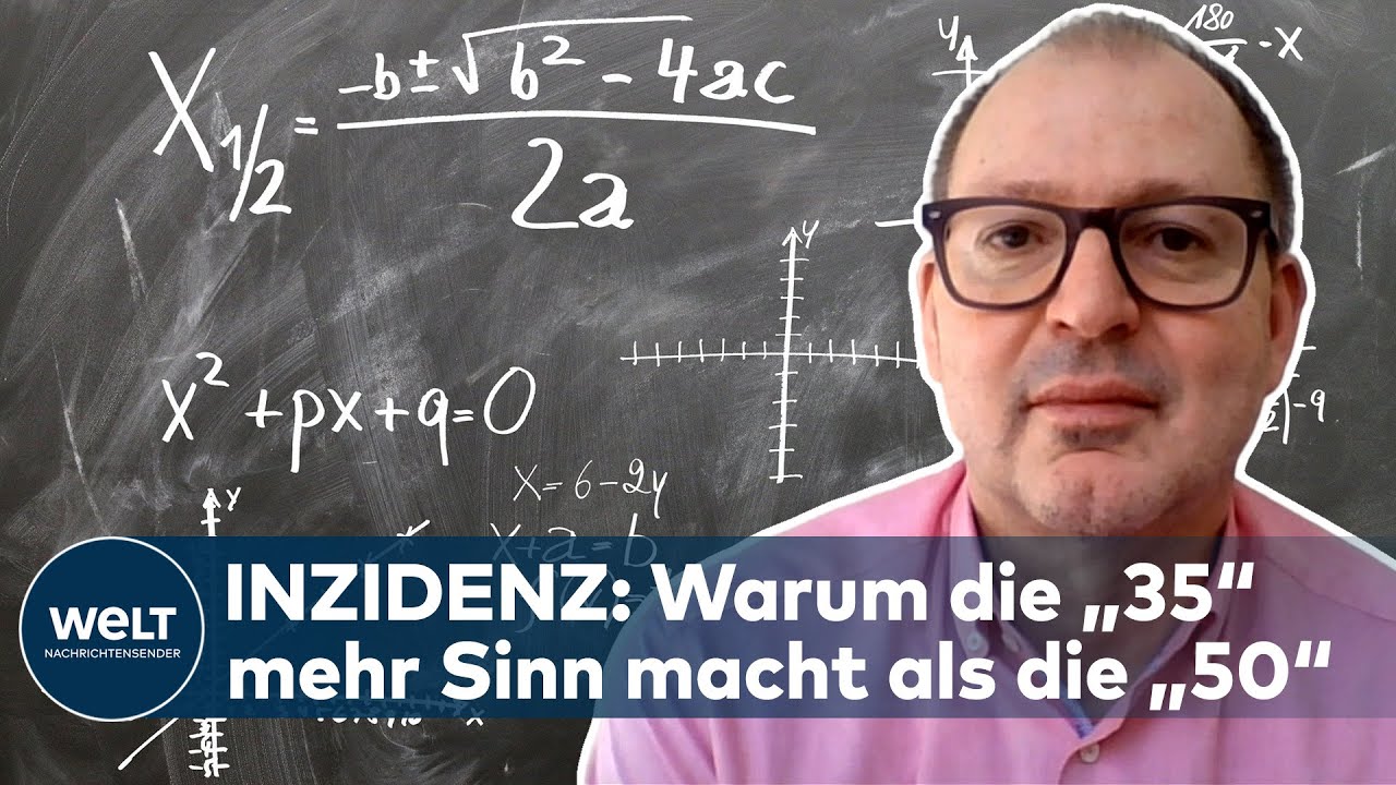 Mathematik-Professor erklärt die Berechnung des Inzidenz-Wertes | WELT ...