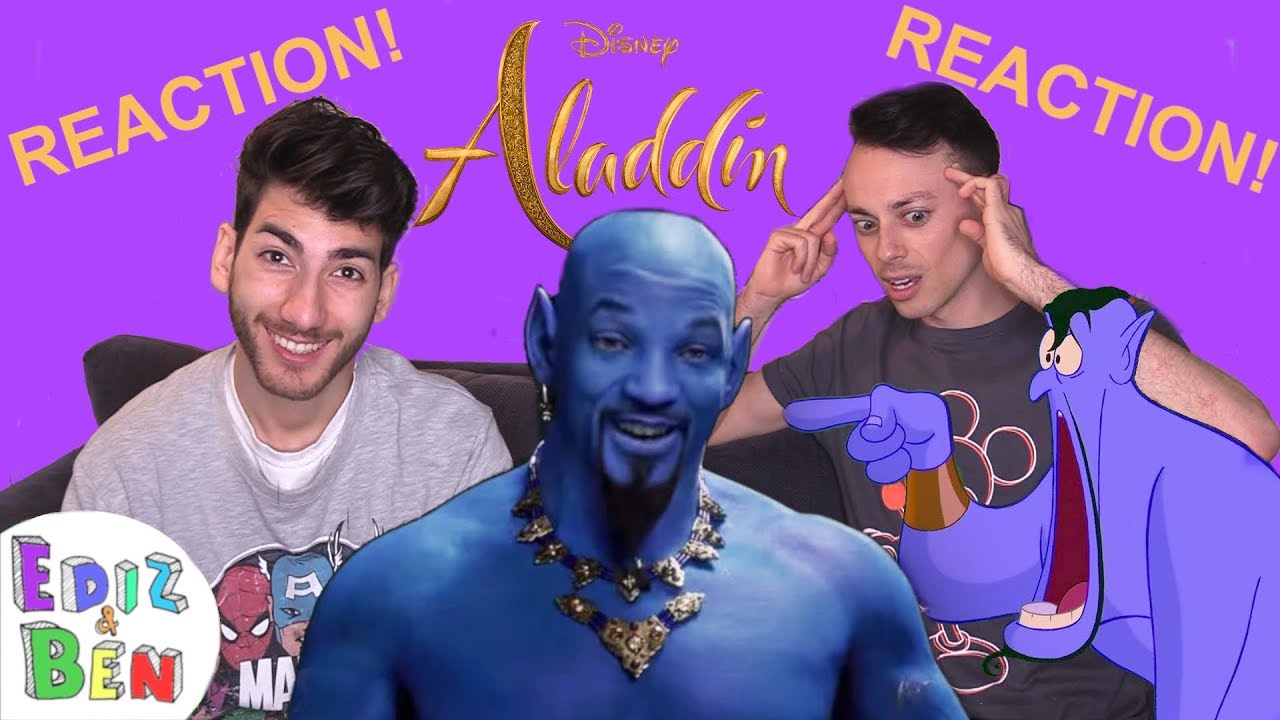 Disney's ALADDIN Official Trailer!! | REACTION!! - YouTube