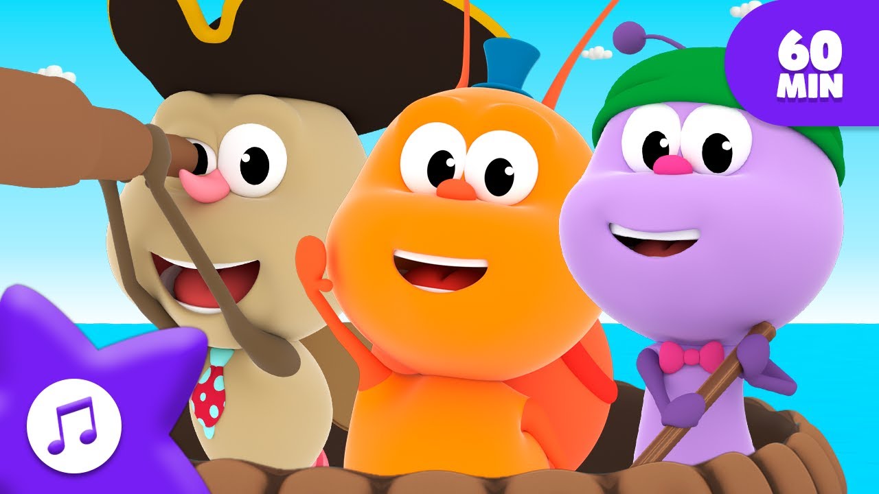 Canto en el mar con Los Bichitos Girando Van 🎵 BICHIKIDS 🐞 MIX 🌈 Música ...