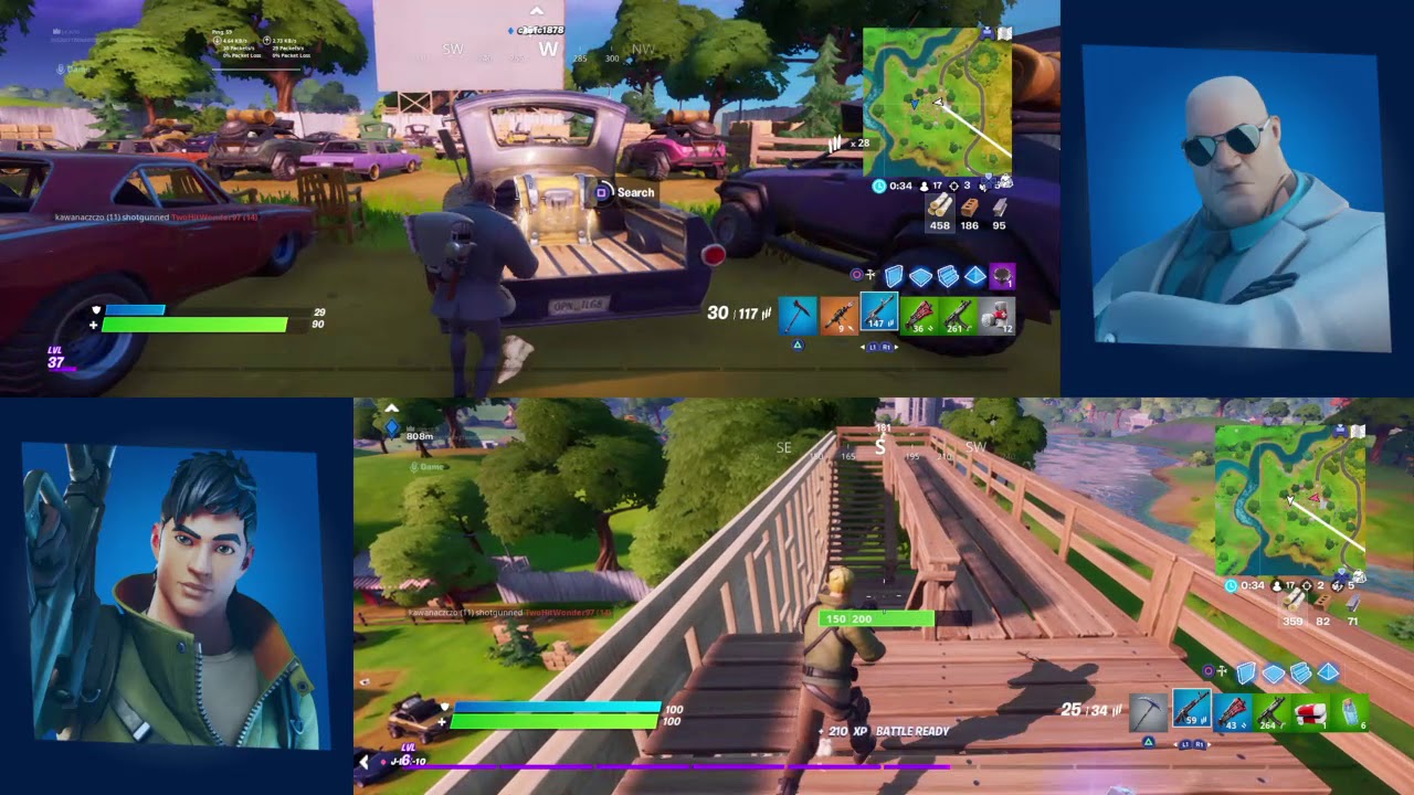 Fortnite 6th game 6th win (6 in a row) too easy - YouTube