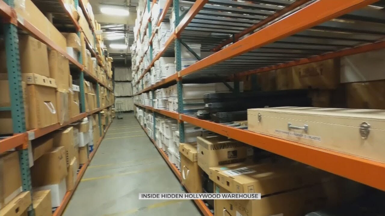A Tour Of A Top Secret Hollywood Movie Warehouse - YouTube
