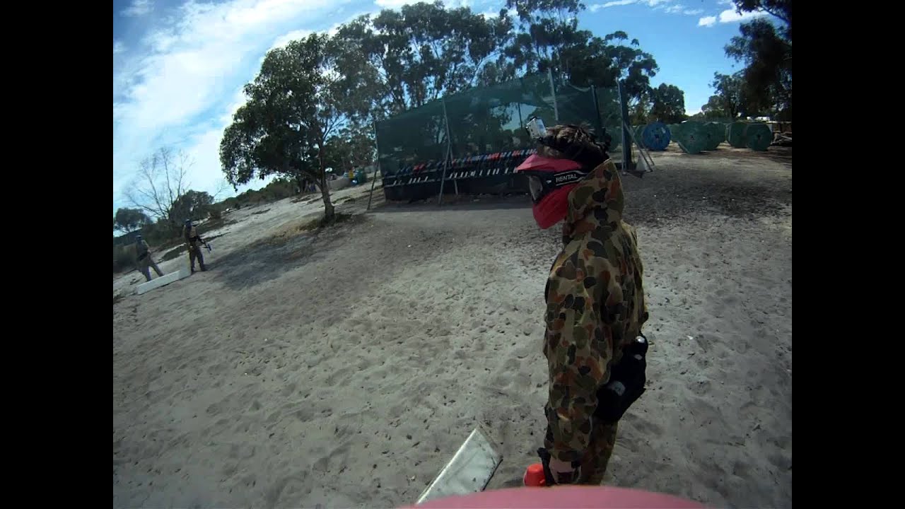 Paintball Target practice - YouTube