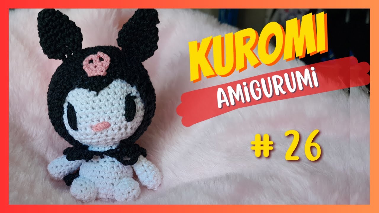 #26 Kuromi . Tutorial paso a paso - YouTube