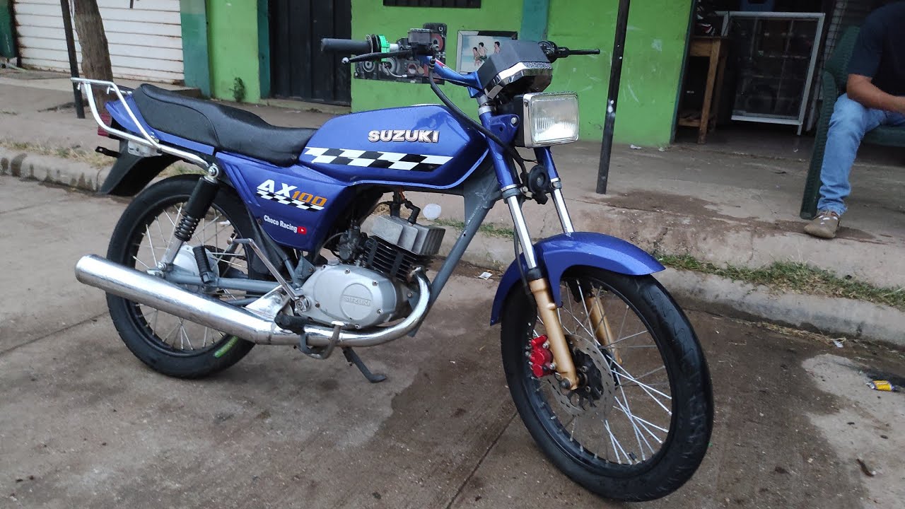 Suzuki ax 100 - ya pintada 🥰 - YouTube