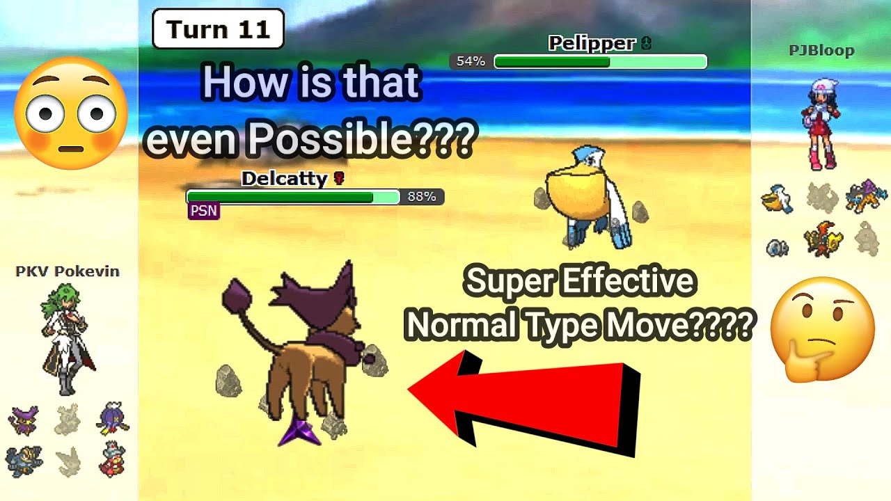 A Normal Type Move can be Super Effective???? (Pokemon Showdown) Gen 8 ...