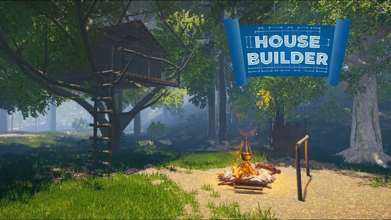 Hunting A Bear To Build Treehouse ~ House Builder - YouTube