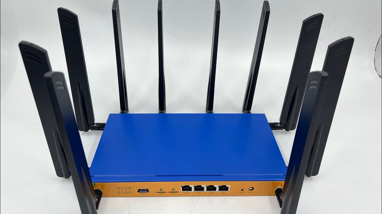 Industrial 11AX Wifi6 1800Mbps Dual 5G Celluar Router With Dual SIM ...